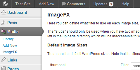 Customizing WordPress Images with a Plugin: ImageFX » Otto on WordPress